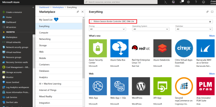 Shawn Harry | Installing Ribbon (Sonus) SBC in Azure