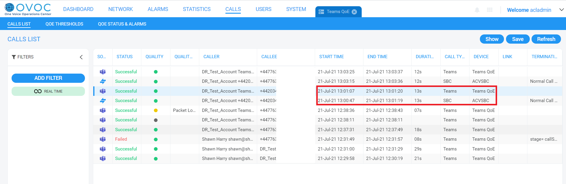 Shawn Harry | Enabling Teams QoE reports in AudioCodes OVOC