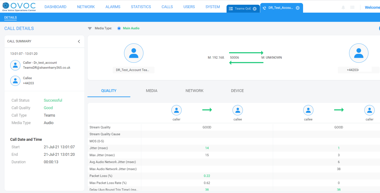Shawn Harry | Enabling Teams QoE reports in AudioCodes OVOC